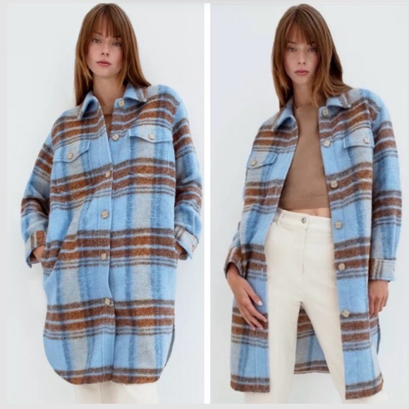 Aritzia | Jackets & Coats | Aritzia Wilfred Free The Ganna Long Shirt ...